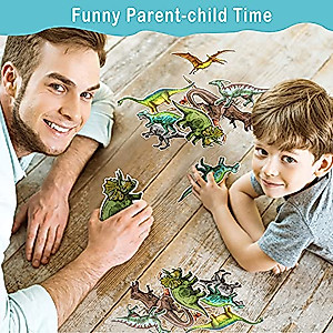 40 Pieces Dinosaur Cutouts Dinosaur Classroom Decorations Dinosaur Wall Decals Bulletin Board Set for Kids Birthday Present, Dinosaur Party School Playroom