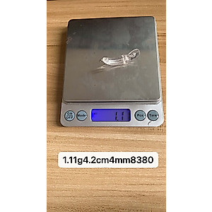 10PCS Unpainted Fishing Lure Blanks 1.11g 4.2cm with 4mm Free Fishing Eye Crankbait Baits Simulation Blank Body Clear Hard Baits Trout Salmon Minnow Lure Popper Lures Topwater Freshwater 8380