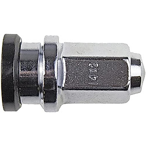 Dorman 611-206 Wheel Nut M14-2.0 Flanged Flat Face - 21mm Hex, 50mm Length Compatible with Select Ford Models, 10 Pack (OE FIX)