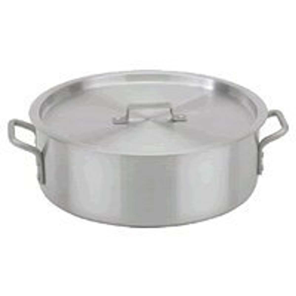Royal Industries Brazier with Lid 30 qt, 19.7" x 5.9" HT, Stainless Steel, Commercial Grade - NSF Certified