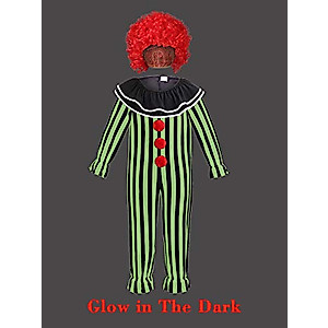 yolsun glow clown costume (6-8 Years