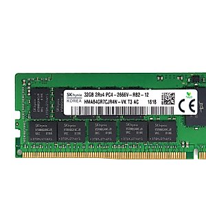 SK HYNIX 32GB PC4-2666V-R DDR4 Registered ECC 2RX4 Memory RDIMM HMA84GR7CJR4N-VK