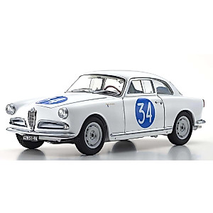 Giulietta SV #34 Emanuele - Aldebaran Targa Florio (1960) 1/18 Diecast Model Car by Kyosho K08957C