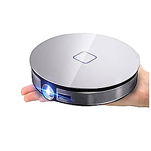 Thick Portable DLP Mini Projector 12000mAh Battery 1280x720P Android WiFi -Compatible Support 1080P 4K
