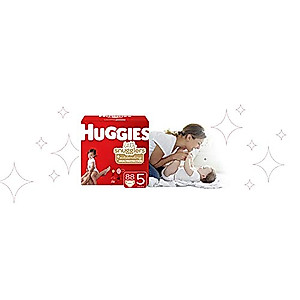 Huggies Little Snugglers Baby Diapers, Size Newborn, 128 Count