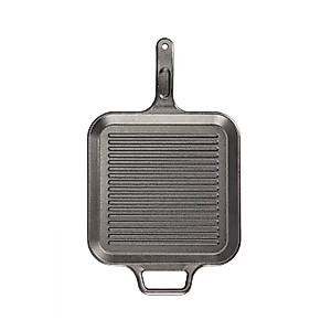 Lodge BOLD 12 Inch Seasoned Cast Iron Grill Pan; Design-Forward Cookware