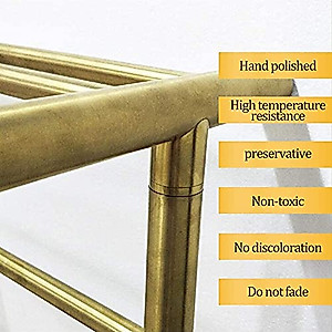 Bathroom Towel Warmer Electric Heated Towel Rack, Electric Towel Warmer Drying Rack, Stainless Steel Polished Heated Towel Rail Radiator with Shelf, Bathroom Wall Mounted Heated Towel Rack with On/Off