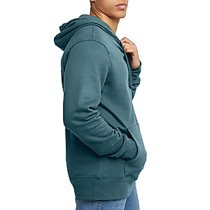 Hanes Originals Midweight Fleece Hoodie, Pullover Hooded Sweatshirt for Men, Cactus, Small
