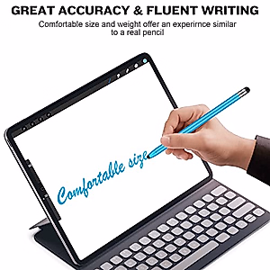 Stylus for Touch Screens, CCIVV 4-Pack Sensitivity & Precision Stylus Pens for iPhone, iPad Pro, Samsung Galaxy, Tablets and All capacitive Touch Screen Devices + 16 Extra Replaceable Tips