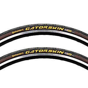 Continental GatorSkin DuraSkin Tire, 2-Count (Folding, 700 x 23mm), Black