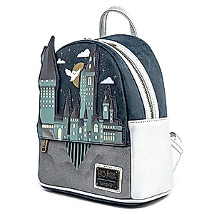 Loungefly Harry Potter Hogwarts Castle Hedwig Womens Double Strap Shoulder Bag Purse