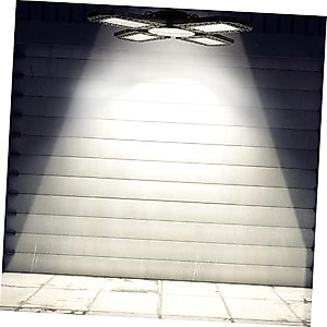 HOMSFOU 1pc Garage Light Garage Ceiling Light Garage Lamp Light for Garage LED Ceiling Light Garage LED Light Garage Warehouse Light Aluminum Black