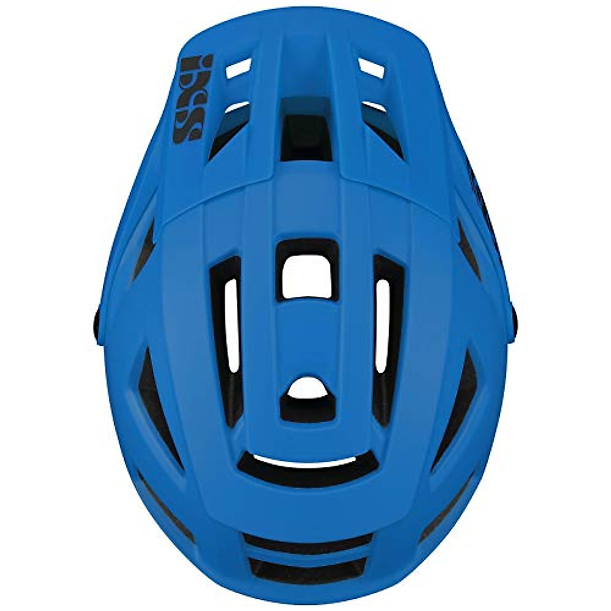 IXS Unisex Trigger AM All-Mountain Trail Protective Bike Helmet, Fluo Blue, Small/Medium