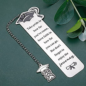 Class of 2023 Graduation Gifts for Him Her Women Men Inspirational Bookmarks 2023 Senior High School College Nurse Medical Master Students Son Daughter Teens Book Lover 16 Birthday Christmas Valentine