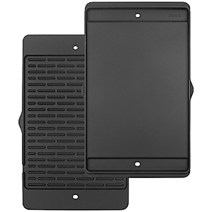 7566 Cast Iron Grill Griddle for Weber Genesis 300 Series Gas Grills, Griddle Accessories for Weber Genesis E-310 S-310 E-320 S-320 E-330 S-330 EP-310 EP-320 EP-330 CEP-310 Burner Gas Grills,1Pack