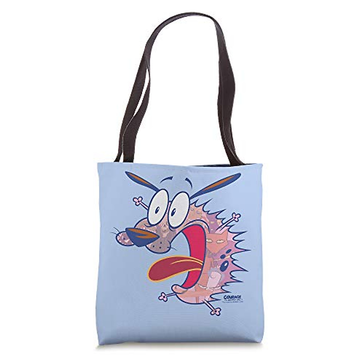 Courage the Cowardly Dog Evil Inside Tote Bag