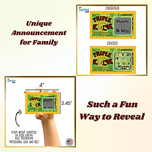 My Scratch Offs 5 Cards Adult Scratch Off Lotto Fake Triple Your Luck Lottery Tickets for Pregnancy Announcement