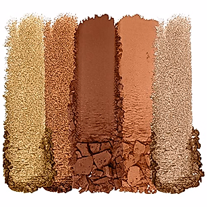 wet n wild Color Icon Eyeshadow Makeup 5 Pan Palette, Matte, Shimmer, Metallic, Long Wearing, Rich Buttery Pigment, Cruelty Free - Sundaze