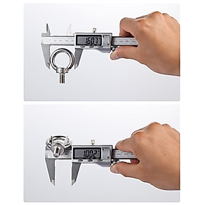 Strut Channel Nut and Eye Bolt Set - Heavy Duty Stainless Steel Eye Bolts M8, M10 | Zinc Plated Spring Nuts, Long Spring for Unistrut, M10, Pack of 4