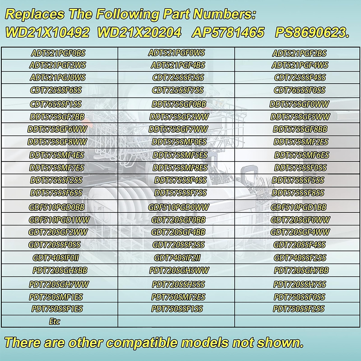 Dishwasher Flood Switch Asm GE WD21X10519 Replacement for GDT GDF Series GE Dishwasher Appliance,Replaces NO.#: AP5781465 PS8690623 WD21X10492 WD21X20204