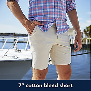vineyard vines Men's 7 Inch Island Shorts, Stone, 42
