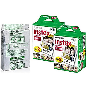 Fujifilm Instax Mini Instant Film,10 Sheets×5 Pack(Total 50 Shoots) [Bulk Packaging] International Version