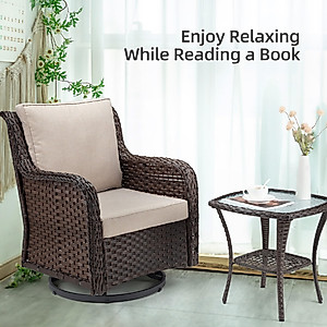 GAOMON Patio Bistro Set, Beige1