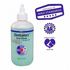Vetoquinol Dentahex Pet Oral Hygiene Rinse, 8oz