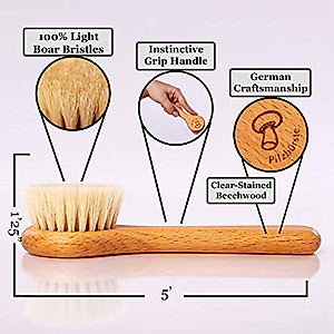 Valentino Garemi Mushroom Cleaning Brush – Kitchen Sink Utensil Restaurant House Use – Made in Germany