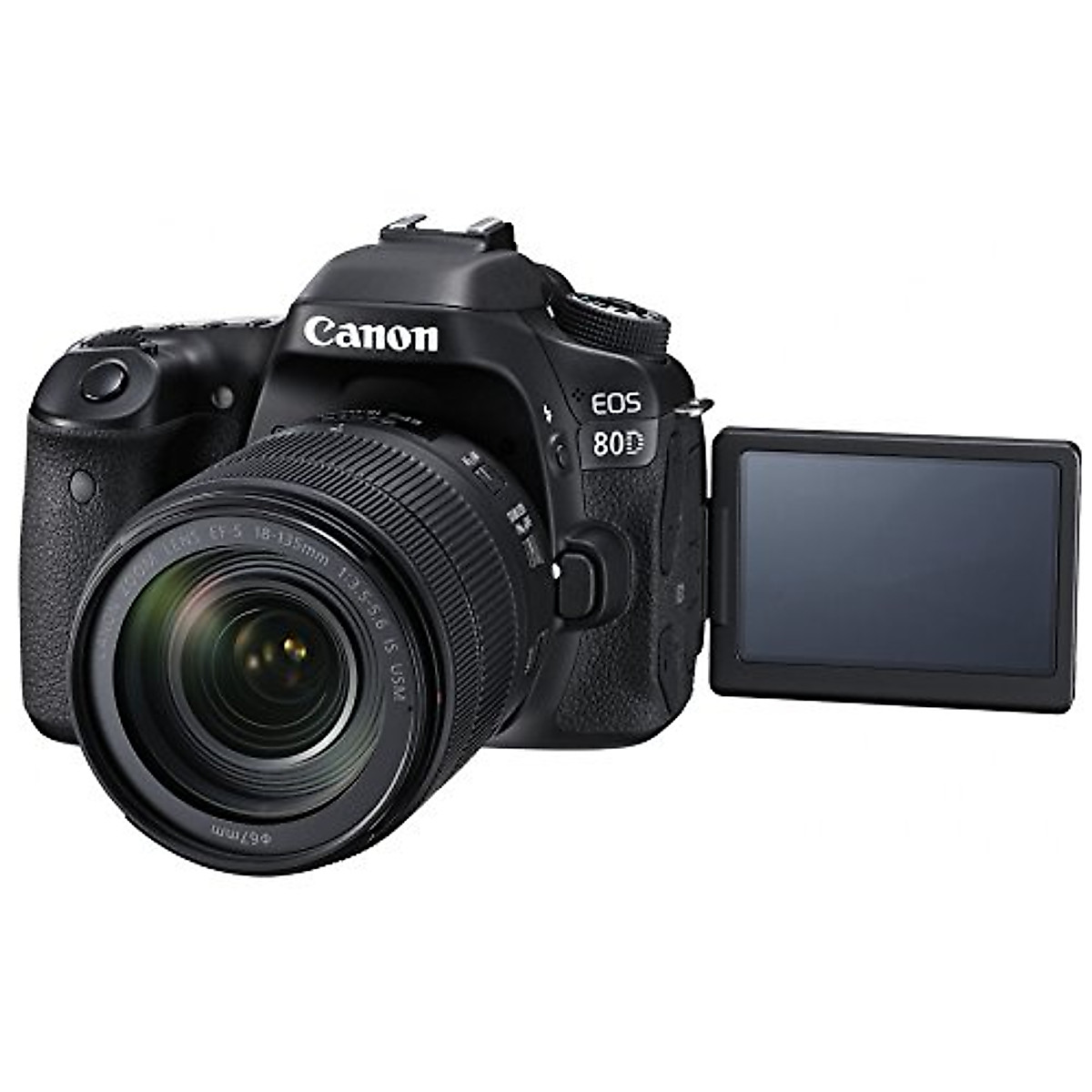 Canon EOS 80D lens kit EF-S18-135mm F3.5-5.6 IS USM--(Japan Import-No Warranty)