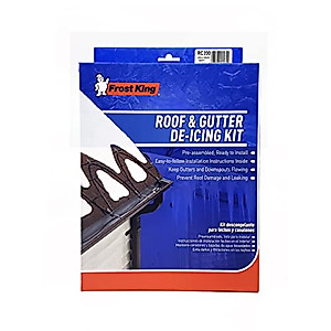 Frost King RC200 Automatic Electric Roof Cable Kits, 120V x 1000W x 200Ft, Black