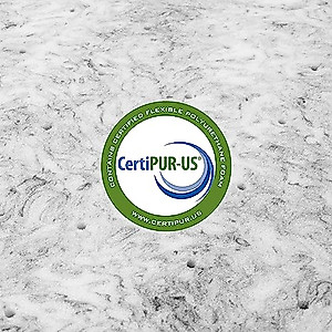 BioPEDIC 3-Inch King Size Mattress Topper, Bamboo Charcoal Infused Medium Plush Memory Foam Mattress Topper, CertiPUR-US Certified, White, King Size (80" L x 76" W x 3" H)