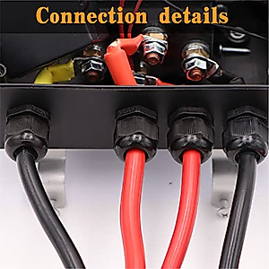 Torkettle Winch Solenoid Relay Control contactor Box for 8000-17000lbs Electric ATV UTV Winch 12V