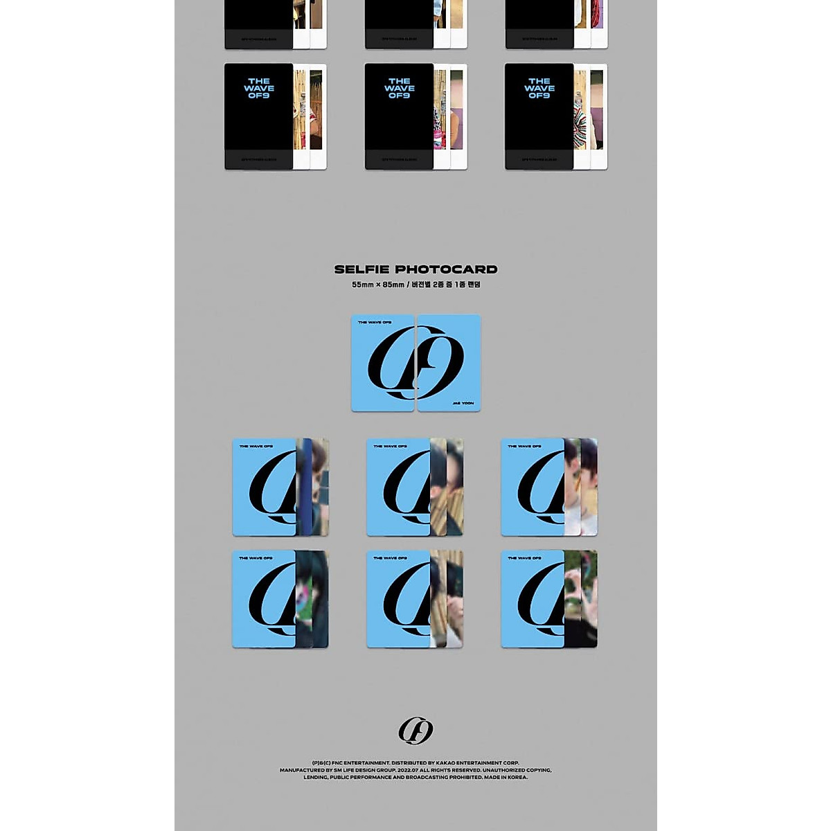 DREAMUS SF9 The Wave OF9 11th Mini Album Jewel Case Random Version CD+20p Booklet+1p Special PhotoCard+1p Selfie PhotoCard+Tracking Sealed