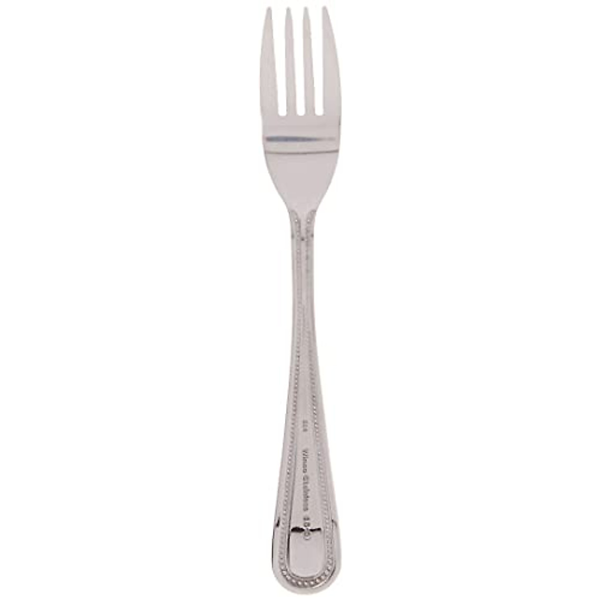 Winco 12-Piece Dots Salad Fork Set, 18-0 Stainless Steel, Silver