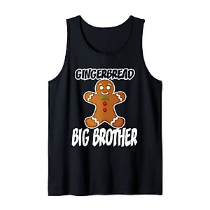 Gingerbread Big Brother Christmas Stocking Stuffer Tank Top