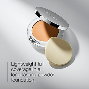 Clinique Beyond Perfecting Powder Lightweight Full Coverage Foundation + Concealer For Dry Combination to Oily Skin Types, Alabaster, 1 Ounce