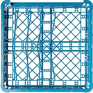 Carlisle FoodService Products RSP14 OptiClean Bakery Tray and Sheet Pan Rack, Blue (Pack of 3)