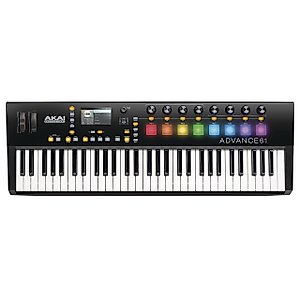Akai Professional Advance 61 | 61-Key Virtual Instrument Production Controller with Full-Color LCD Screen & 10K Sounds Download