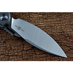 TWO SUN Pocket Knives M390 Blade Titanium Carbon Fiber Handle for Tactical Hunting Gift TS162