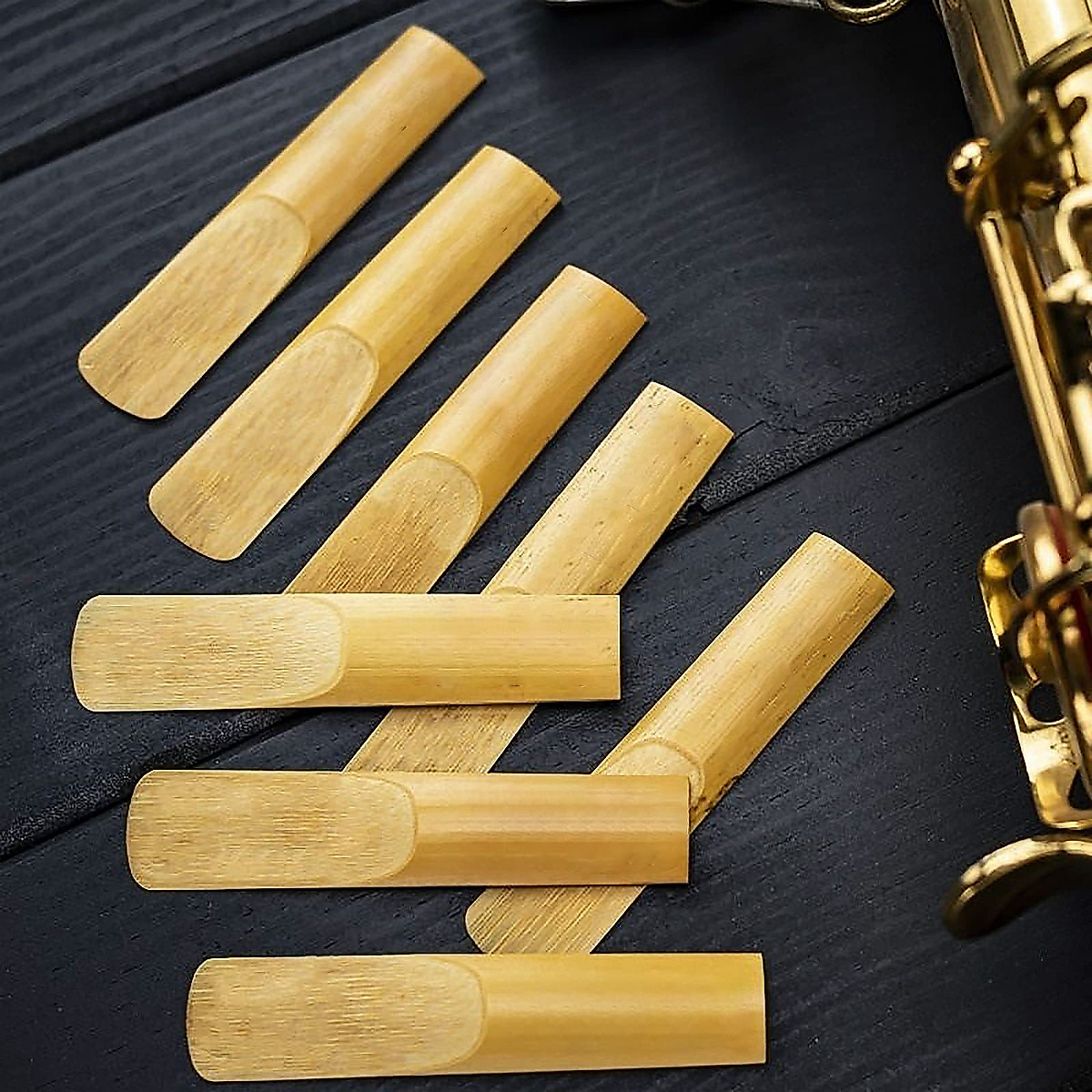 29 Pcs Alto Saxophone Mouthpiece Kit - Includes Metal Ligature 2.5 Reeds Cushions Pads and Plastic Cap