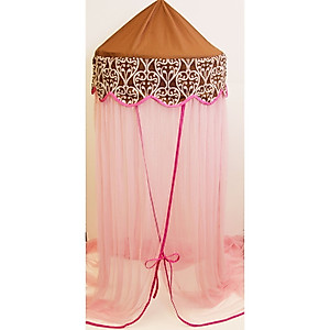 Bacati - Damask Pink/chocolate Hamper