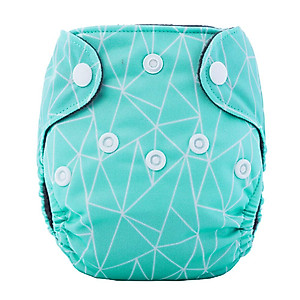 Thank u Mom Pocket Newborn Cloth Diapers for Less Than 12pounds Baby 4 Pack (Triangle) Small