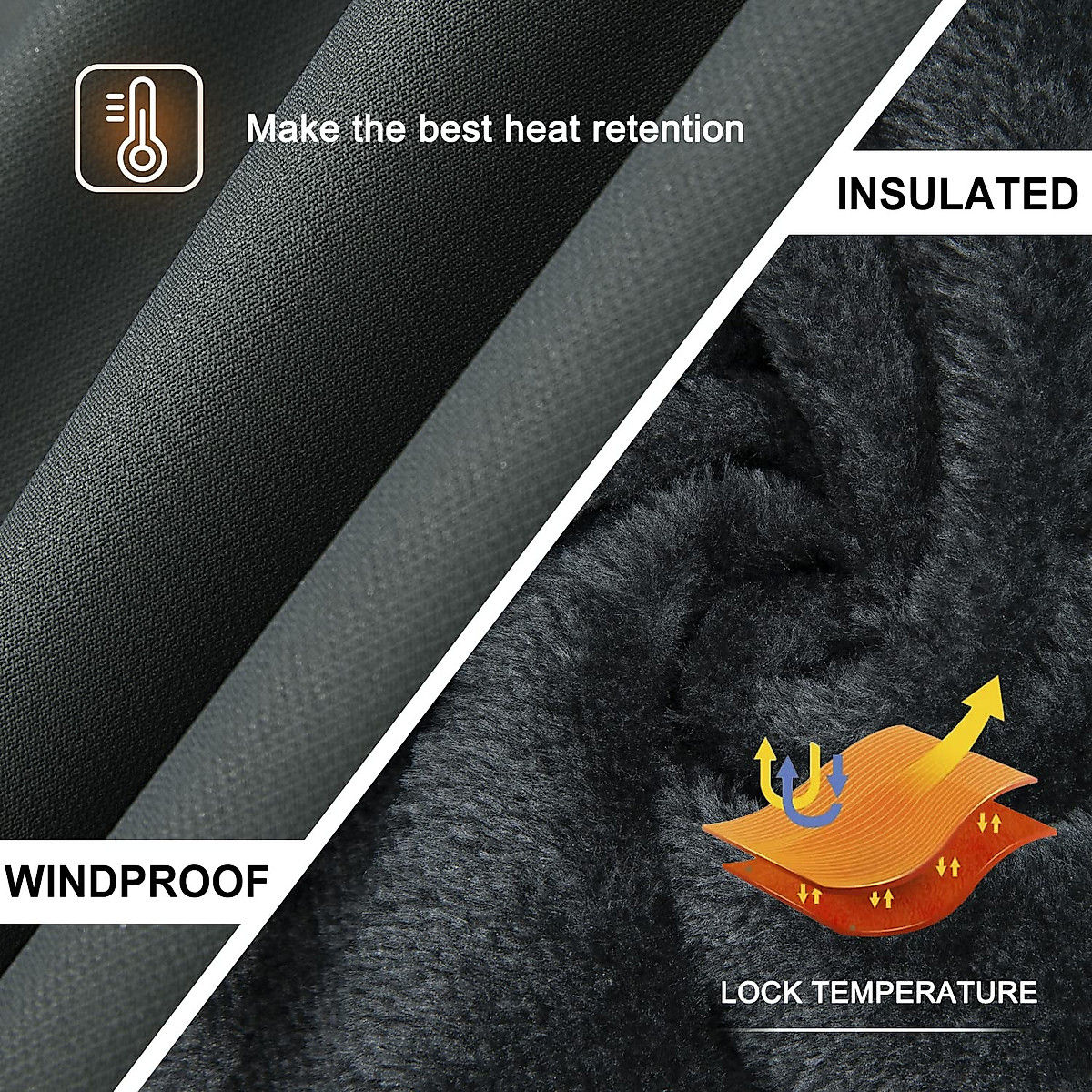 FARVALUE Boys Waterproof Ski Jacket Windproof Winter Coat Warm Snow Coat Outdoor Raincoats with Removable Hood Grey 10-12