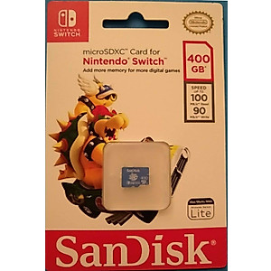 SanDisk - 400GB microSDXC UHS-I for Nintendo Switch
