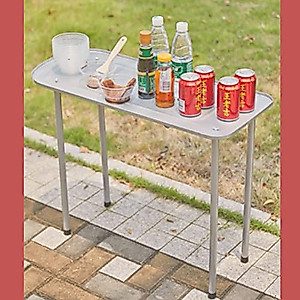 Camping Folding Car Portable Barbecue,with Folding Table Home Outdoor Courtyard Charcoal Grill Picnic