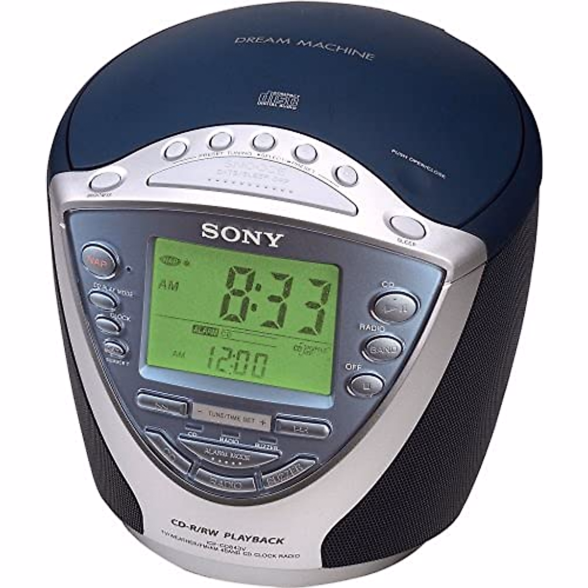 Sony Dream Machine ICF-CD843V CD Clock Radio with Digital Tuner (Discontinued by Manufacturer)