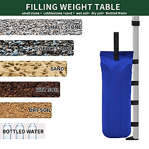 Jorohiker Canopy Weight Bags(120LBS) for Pop up Canopy Tent, Canopy Weights Sand Bags for Instant Outdoor Sun Shelter Canopy/Patio Umbrella,Set of 4