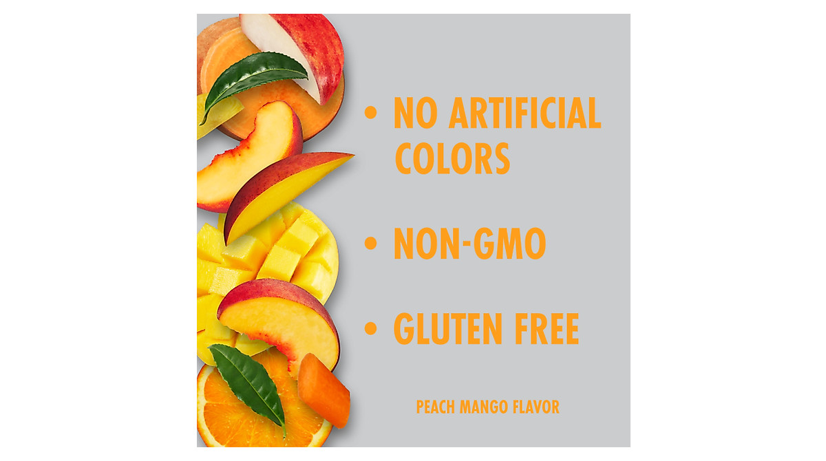 V8 +ENERGY Peach Mango Drink - Plant-Based Energy