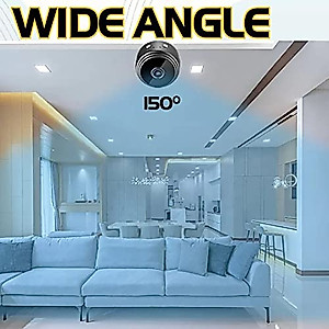 Zone Flex Camera, Lerro Mini Wireless Camera, Zone Flex Mini Wireless Camera,Mini 1080p HD Wireless Magnetic Security Camera,Motion Detection,Night Vision for Indoor Outdoor Small Camera (2*Black)